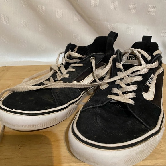 Vans | Shoes | Vans 72454 Oldskool Mens Suede Skate Shoes Blackwhite ...